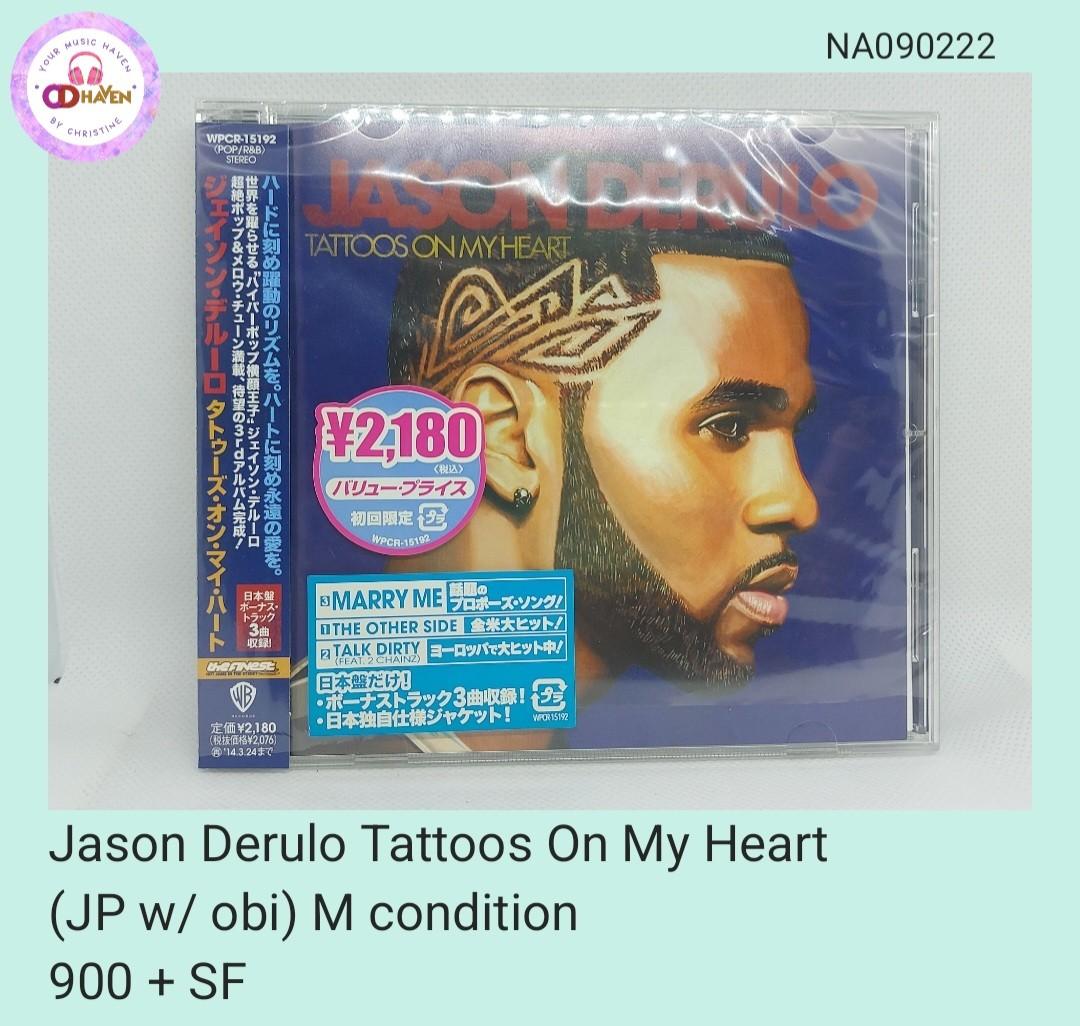 Jason Derulo Tattoos On My Heart CD (unsealed), Hobbies & Toys, Music ...