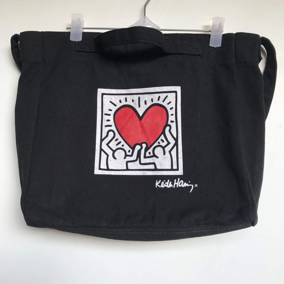 Keith Haring 2 Way Bag, Women's Fashion, Bags & Wallets, Tote Bags on ...