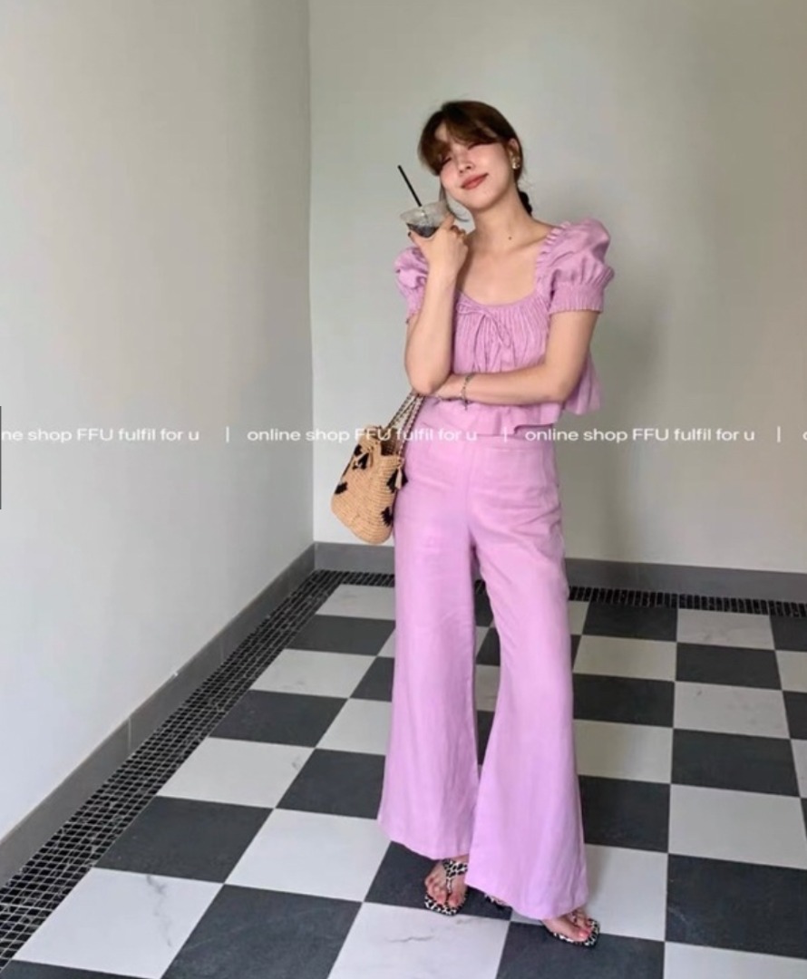 Korean Terno Pants Womens Fashion Dresses And Sets Sets Or Coordinates On Carousell