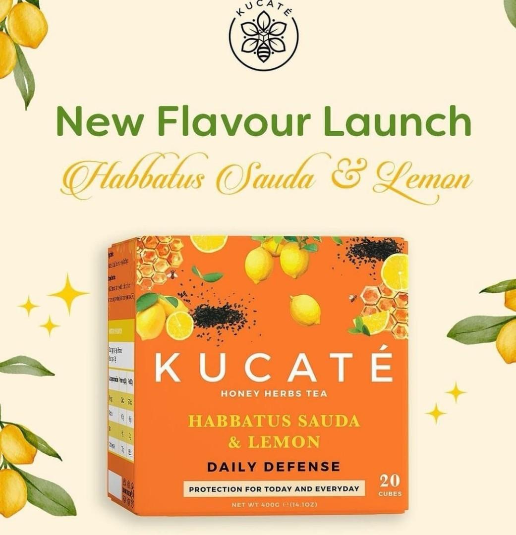 Kucate tea habbatus sauda + lemon, Food & Drinks, Beverages on Carousell