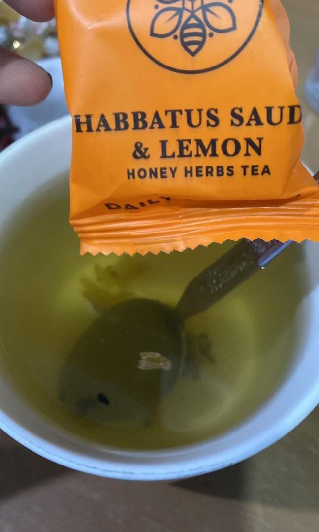 Kucate tea habbatus sauda + lemon, Food & Drinks, Beverages on Carousell