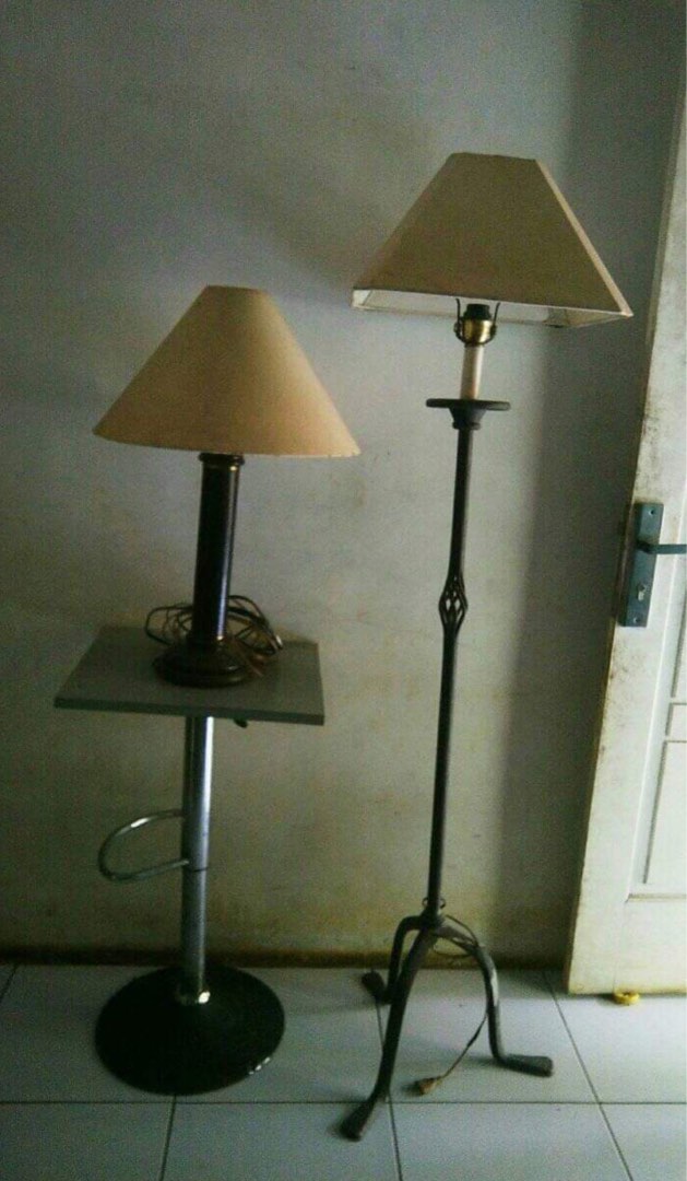 Lampu meja dan lampu standing, Perabotan Rumah di Carousell