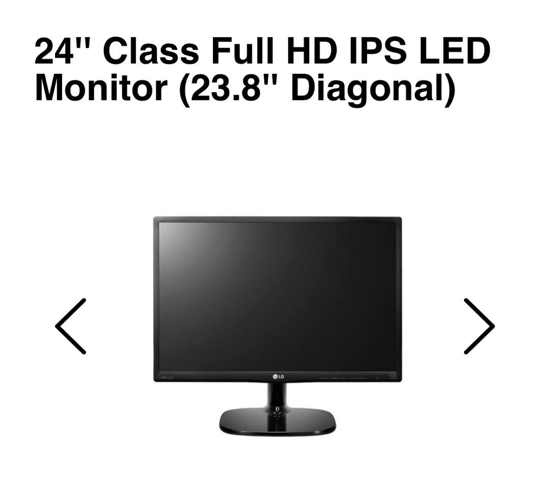 LG 24 inch IPS Led Monitor, Computers & Tech, Parts & Accessories ...