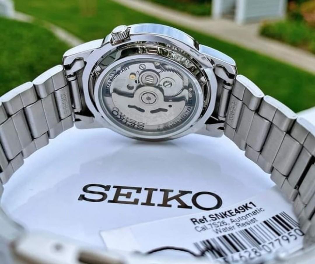 *Lowest Price*Seiko 5 SNKE49 Men's Automatic White Dial Stainless Steel ...