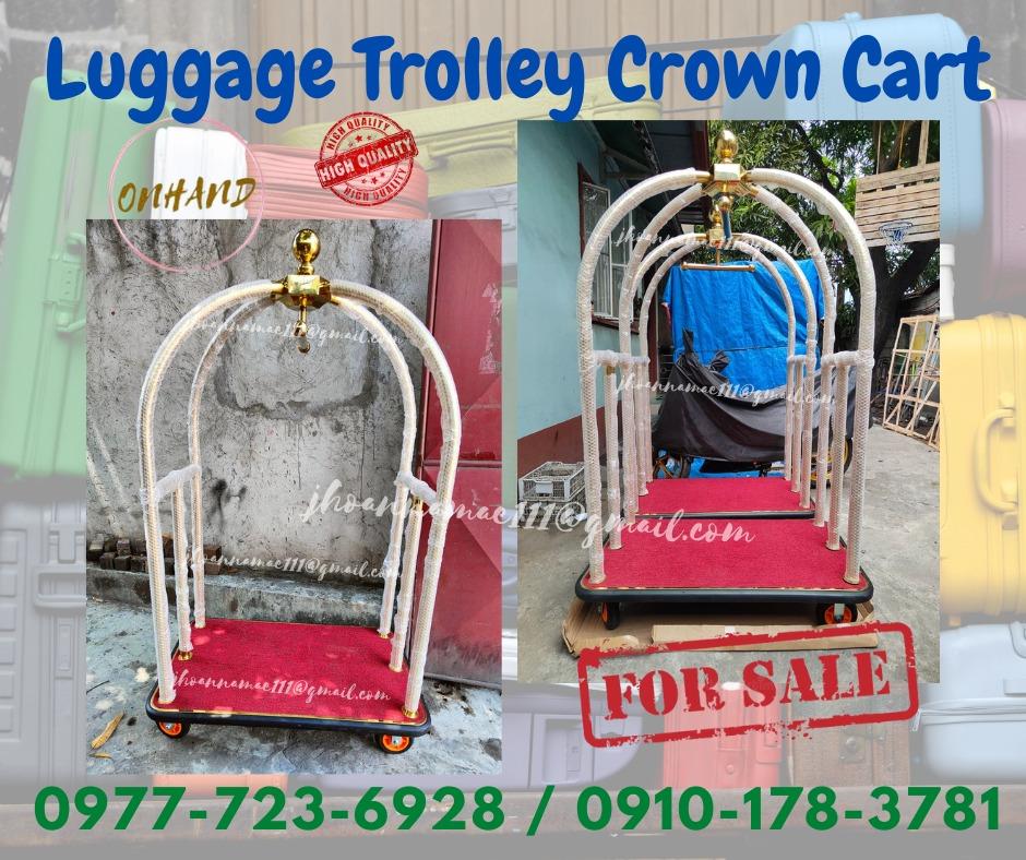 Luggage Trolley Crown Cart, Hobbies & Toys, Travel, Luggage on Carousell