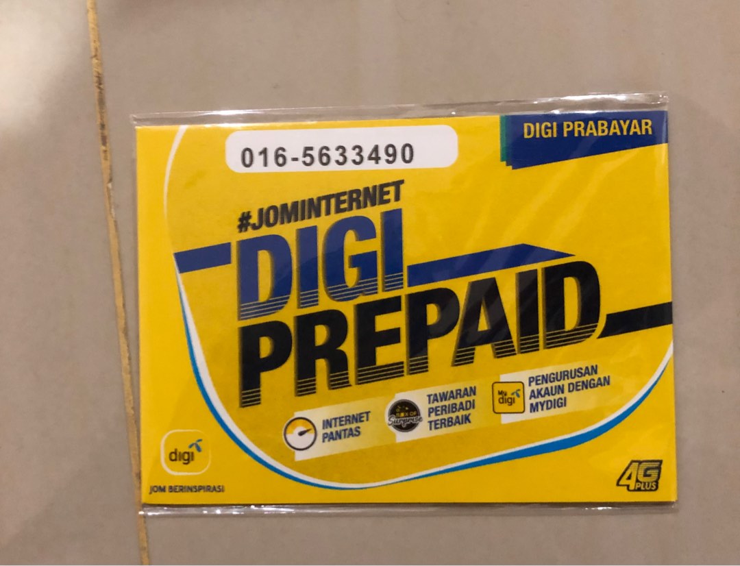 Malaysia Nice Digi SIM card for sell!, Mobile Phones & Gadgets, Mobile ...