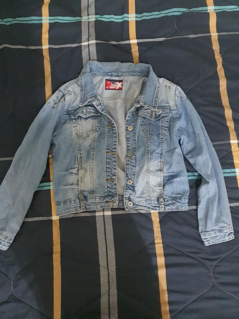 Maong jacket, Women's Fashion, Coats, Jackets and Outerwear on Carousell