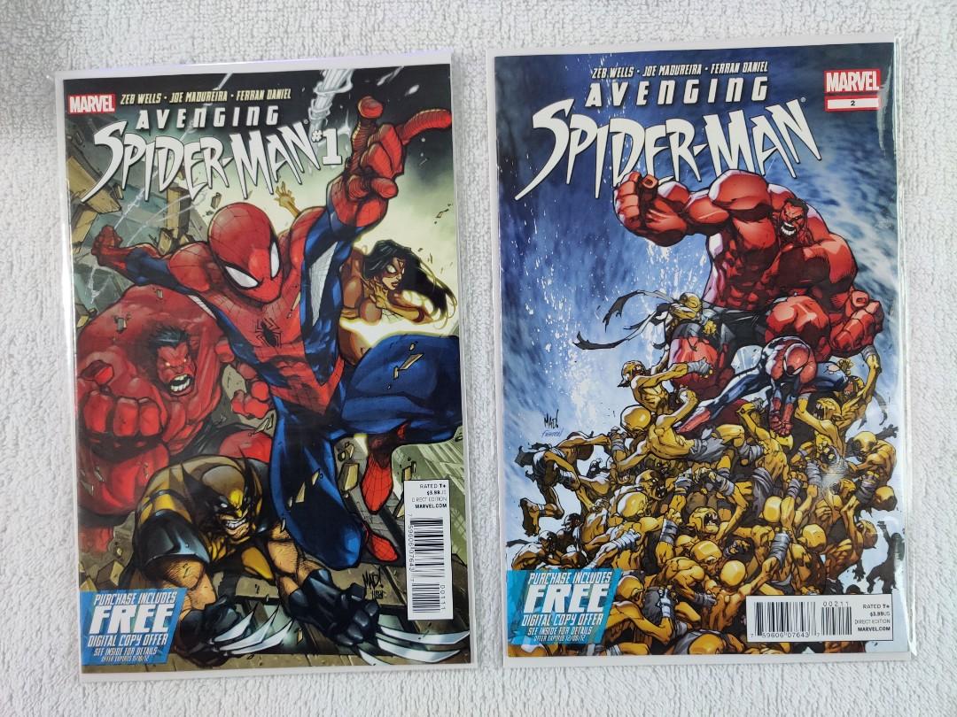 Marvel Avenging Spider-Man Issues 1 - 8, 10-11 & 6 variant, Hobbies ...