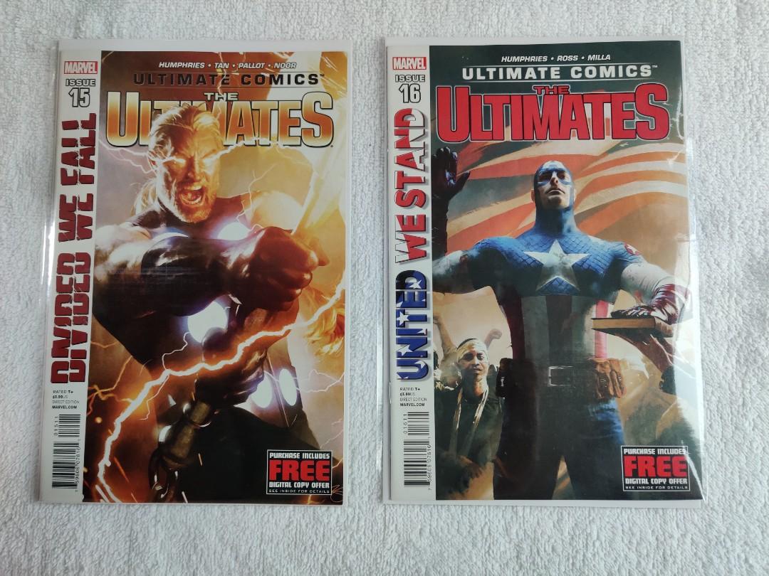 Marvel Ultimate Comics The Ultimates Issue 7-18, Hobbies & Toys, Books ...