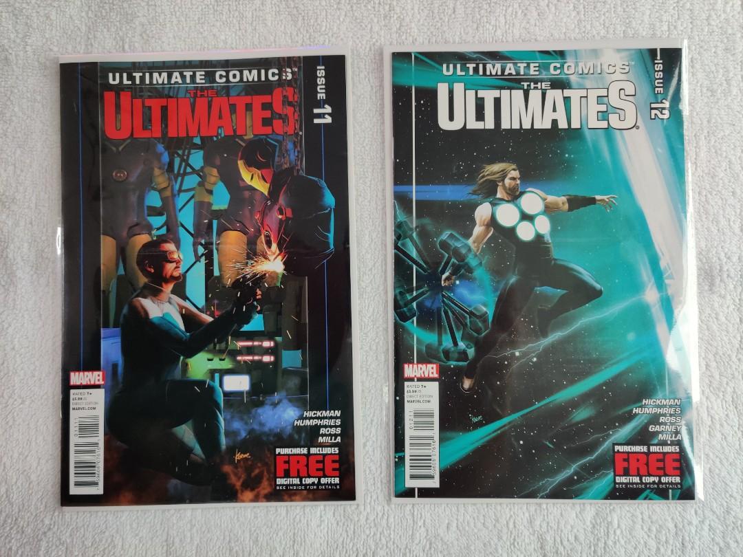 Marvel Ultimate Comics The Ultimates Issue 7-18, Hobbies & Toys, Books ...