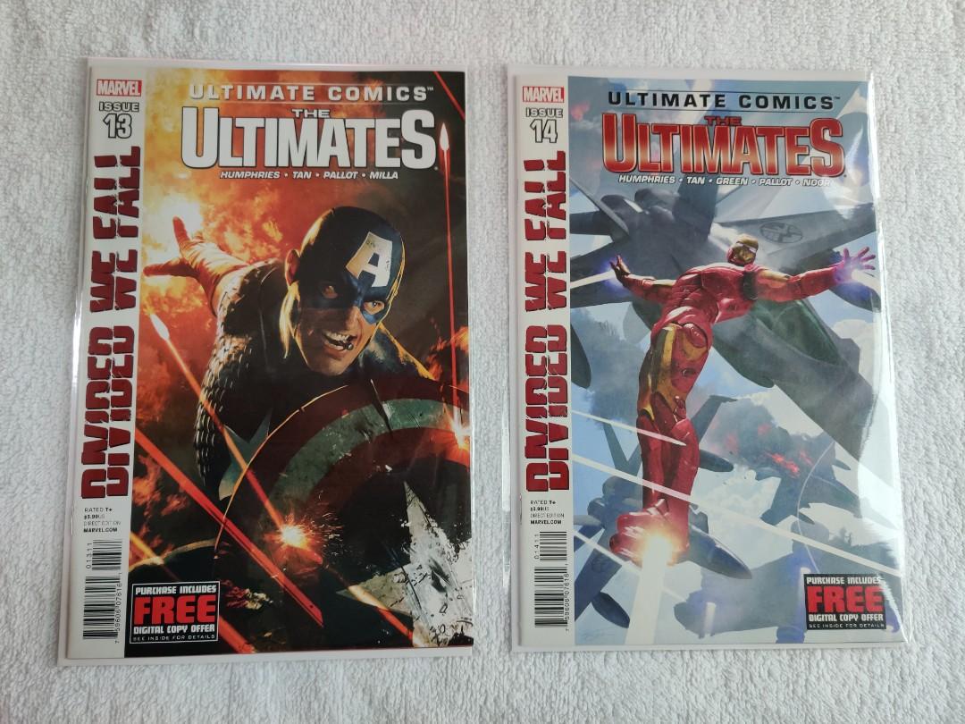 Marvel Ultimate Comics The Ultimates Issue 7-18, Hobbies & Toys, Books ...