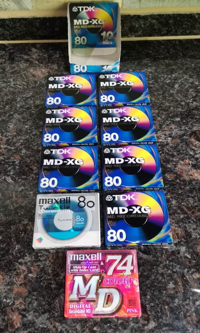MAXELL & TDK MINI DISC, Audio, Portable Music Players on Carousell