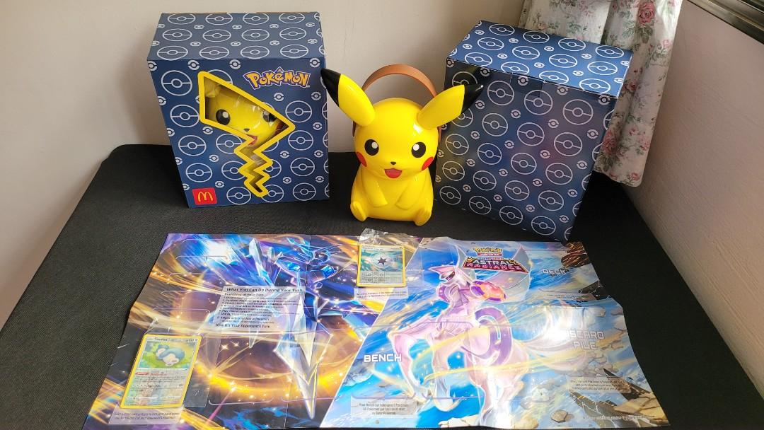 Mcdonalds Pikachu Pokemon carrier with trading card (Limited Edition ...