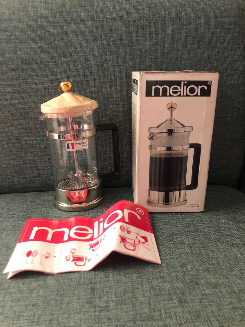 Melior pyrex coffee press 3 cups, Furniture & Home Living, Kitchenware ...