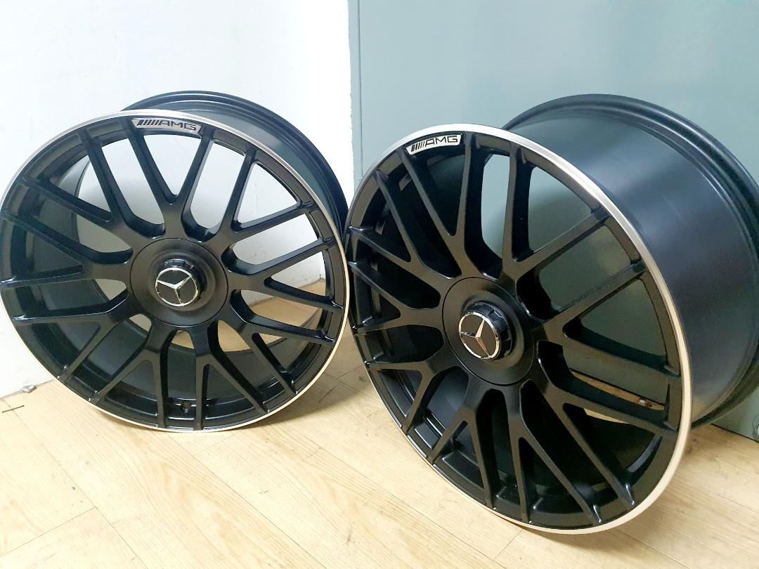 Mercedes AMG 19" C63 E63 E-class W213 C-Class W205 Staggered Wheels ...