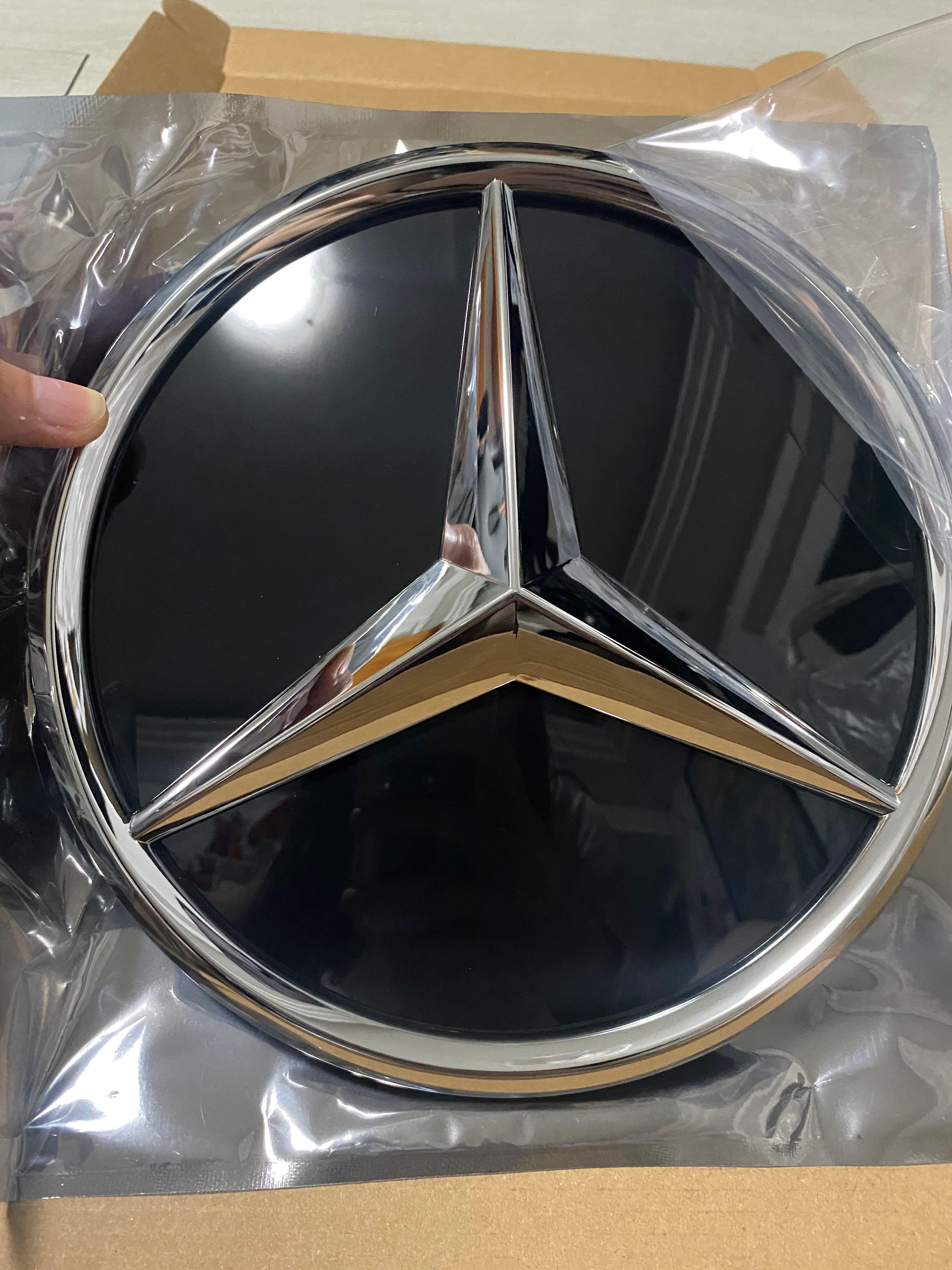 Mercedes Benz 3d glass grill logo emblem a b c cla e gla glb GLC gle ...