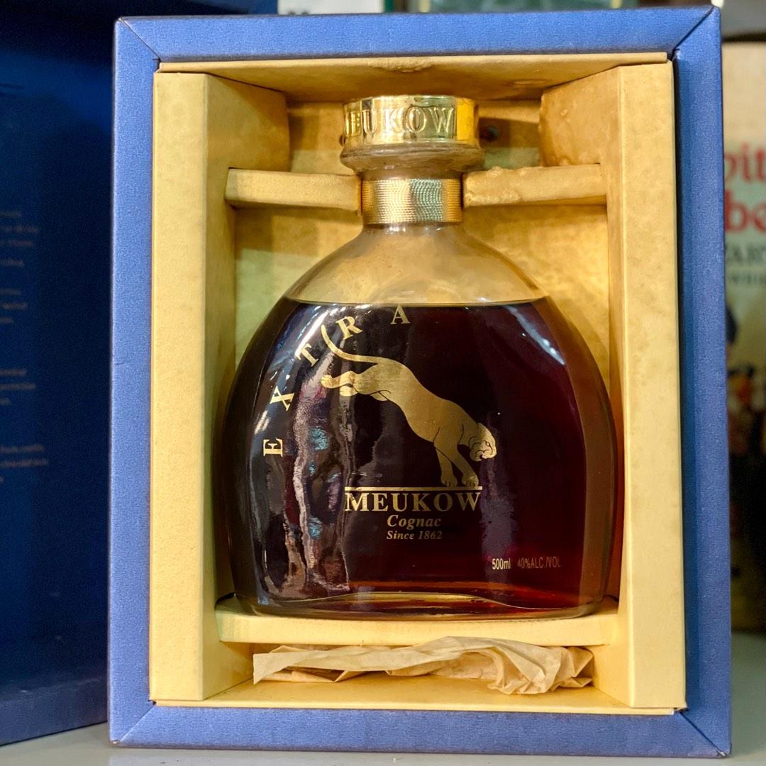 Meukow EXTRA XO Cognac w gift box 500ml, Food & Drinks, Beverages on ...