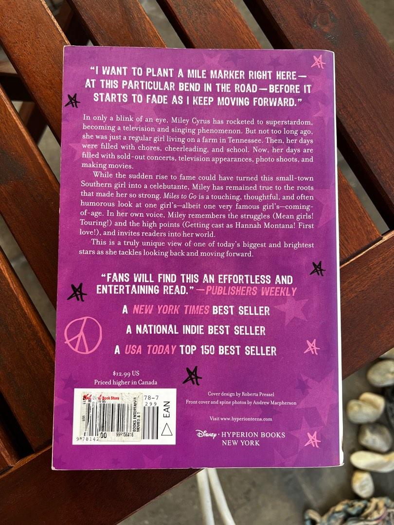 Miles To Go by Miley Cyrus, Hobbies & Toys, Books & Magazines, Fiction ...