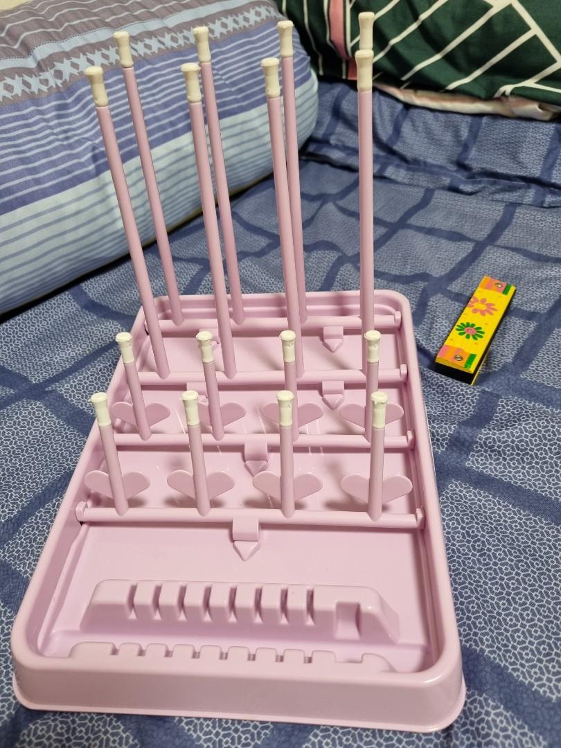 Milk bottle drying rack, Babies & Kids, Nursing & Feeding ...