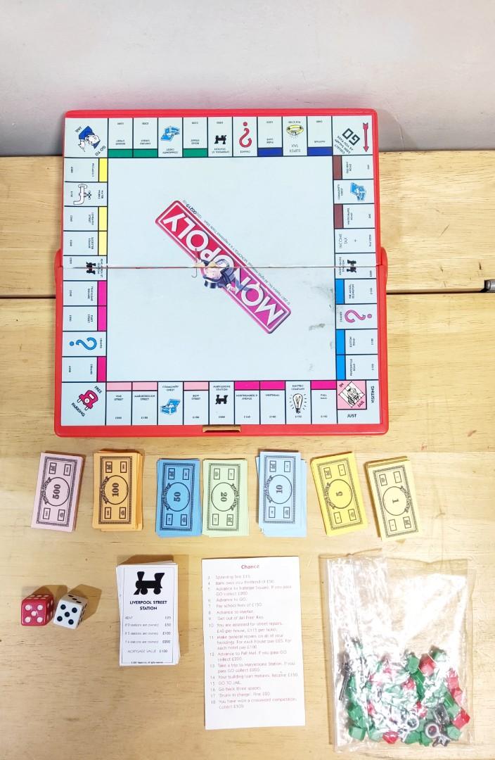 Mini Monopoly Game, Hobbies & Toys, Toys & Games on Carousell