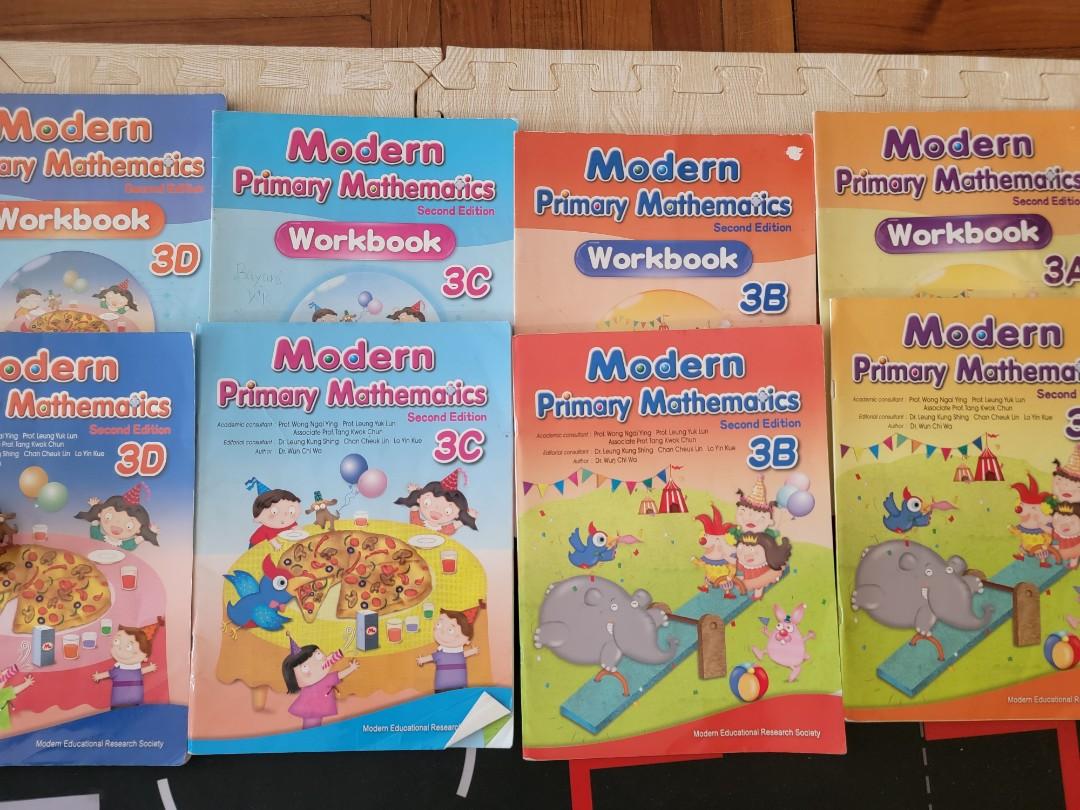 Modern Primary Mathematics 3A, 3B,3C,3D, 興趣及遊戲, 書本 & 文具, 教科書 - Carousell