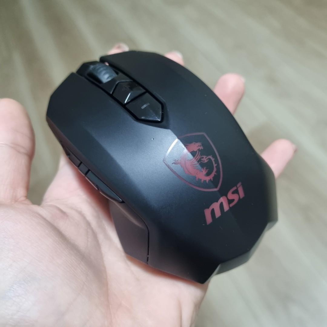 MSI Gaming Mouse v3.0 6400 DPI Optical Mouse Black & Red, Computers ...