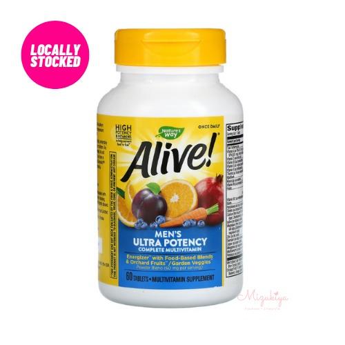 Nature's Way, Alive! Men's Ultra Potency Complete Multivitamin, 60 ...