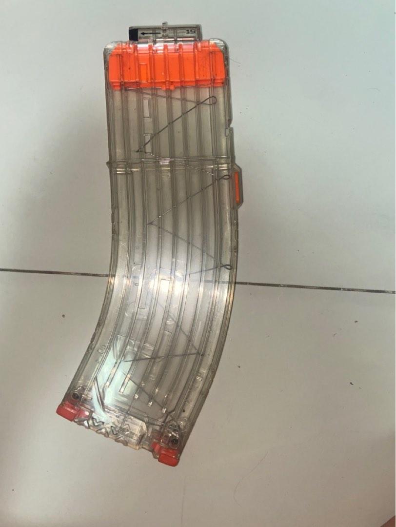 Nerf magazine 15 rounds, Hobbies & Toys, Toys & Games on Carousell