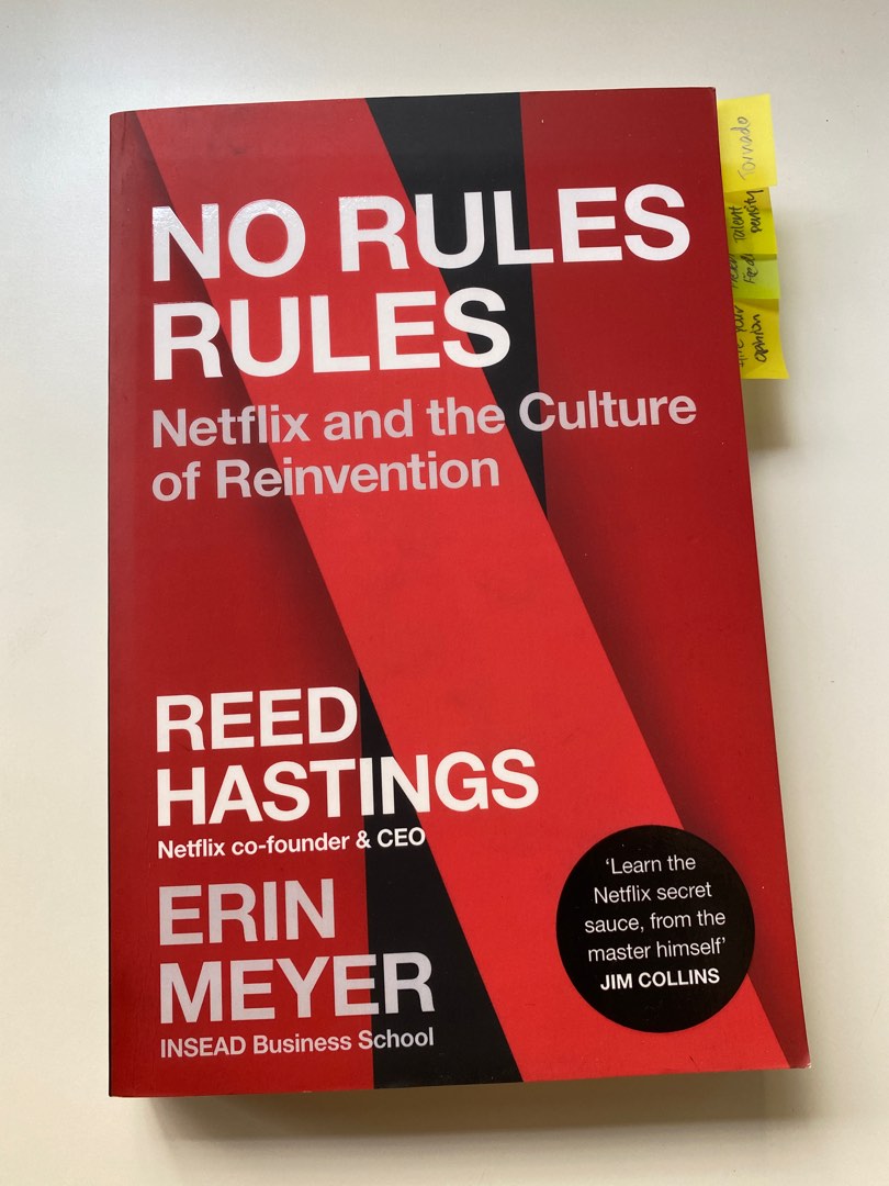 Netflix No Rules Rules Reed Hastings, Hobbies & Toys, Books & Magazines ...