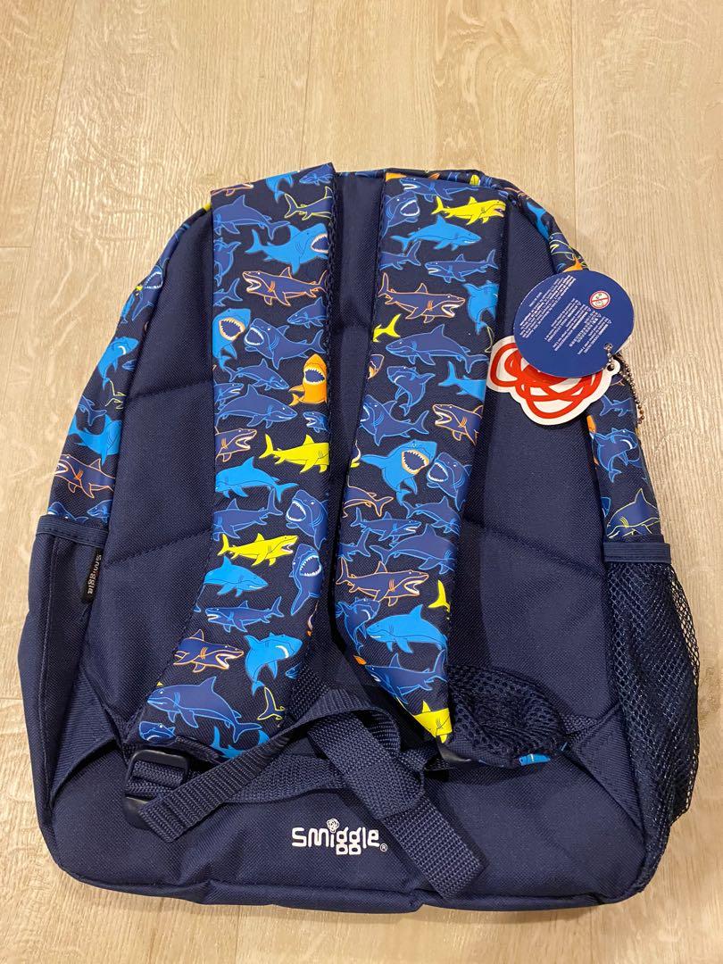 New Smiggle Shark Backpack, Men's Fashion, Bags, Backpacks on Carousell