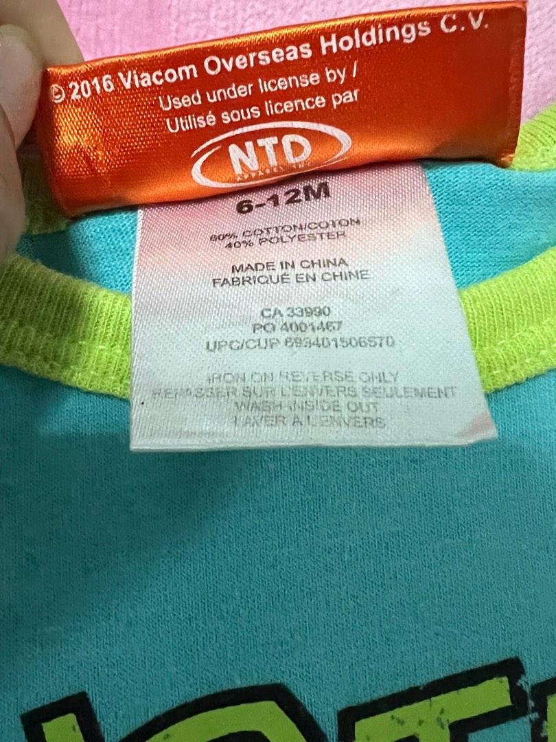 Nickelodeon Ninja Turtles Onesie 6-12mos, Babies & Kids, Babies & Kids ...