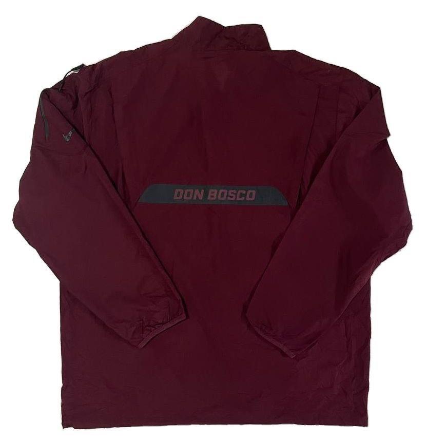 Nike Wine Red/Bourdeaux Half Zip Windbreaker, Men's Fashion, Coats ...