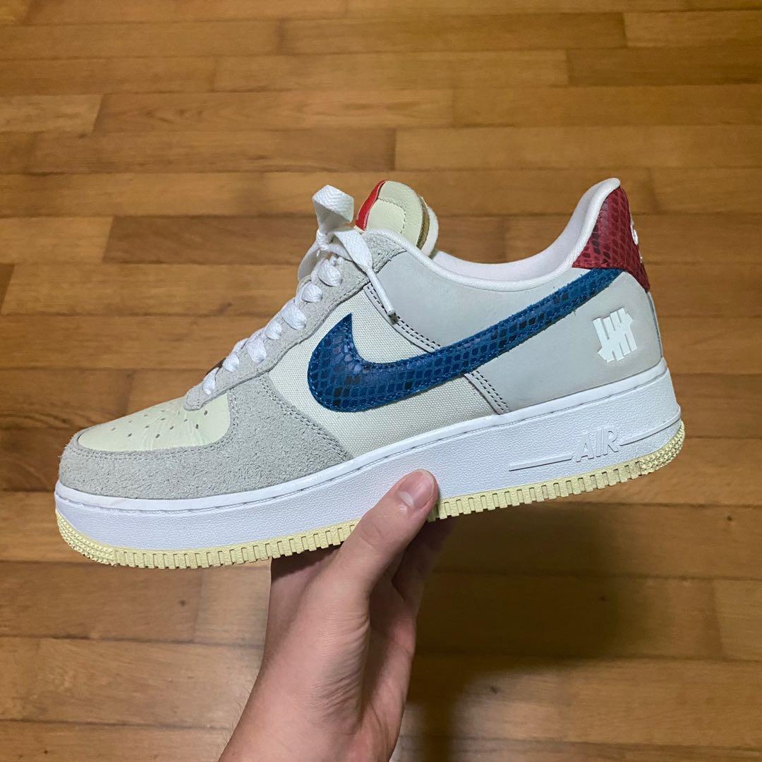 Nike x Undefeated Air Force One, Men's Fashion, Footwear, Sneakers on ...
