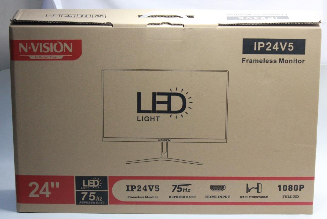 NVISION IP24V5 IPS-WIDE, 24″ 1920 x 1080 FHD 75HZ, VGA/HDMI SUPPORTED ...