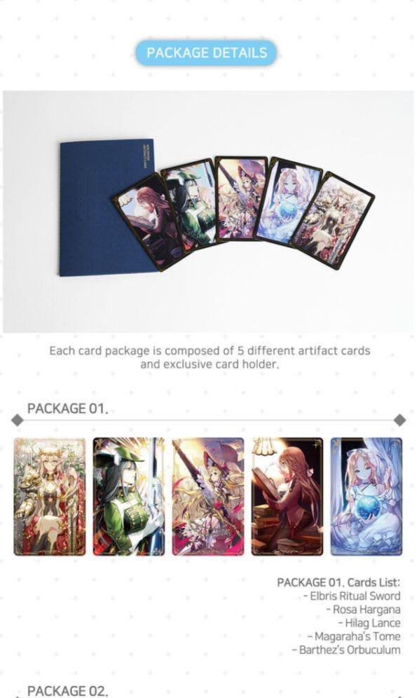 Official - Epic Seven Artifact Cards Collectable, Hobbies & Toys, Toys ...