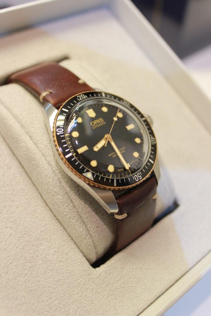 Oris 65 Heritage Bronze Bezel 40mm, Luxury, Watches on Carousell