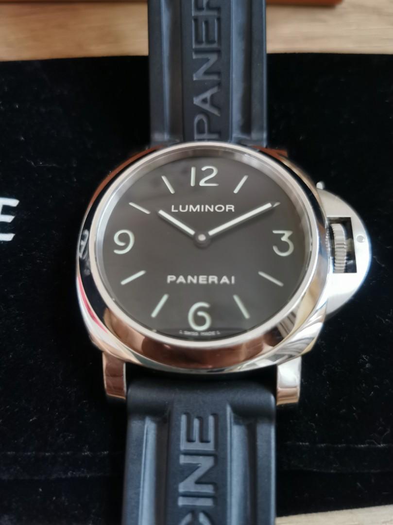 Panerai PAM 112 luminor base, Luxury, Watches on Carousell