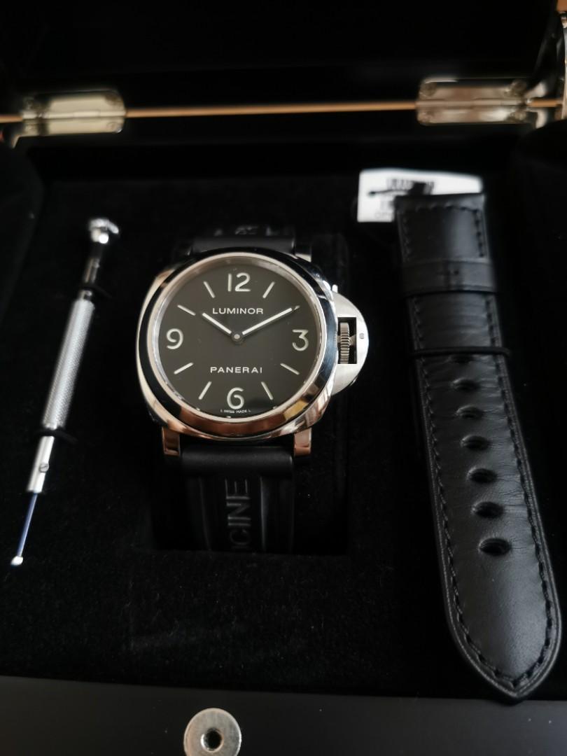 Panerai PAM 112 luminor base, Luxury, Watches on Carousell