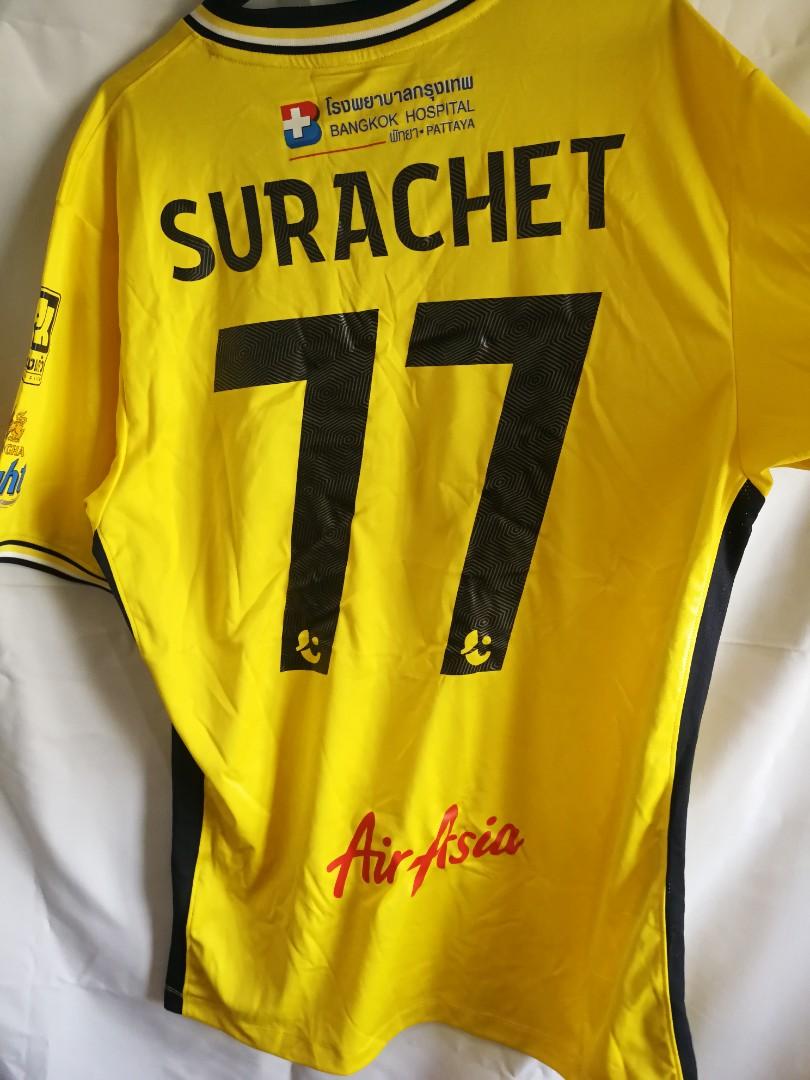 Pattaya United FC Surachet Ngamtip Jersey, Men's Fashion, Tops & Sets, Tshirts & Polo Shirts on ...