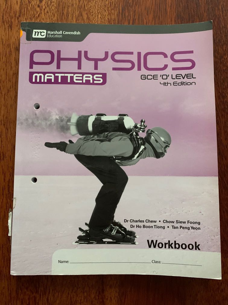 Physics Matters GCE O Level 4th Edition Workbook, Hobbies & Toys, Books ...