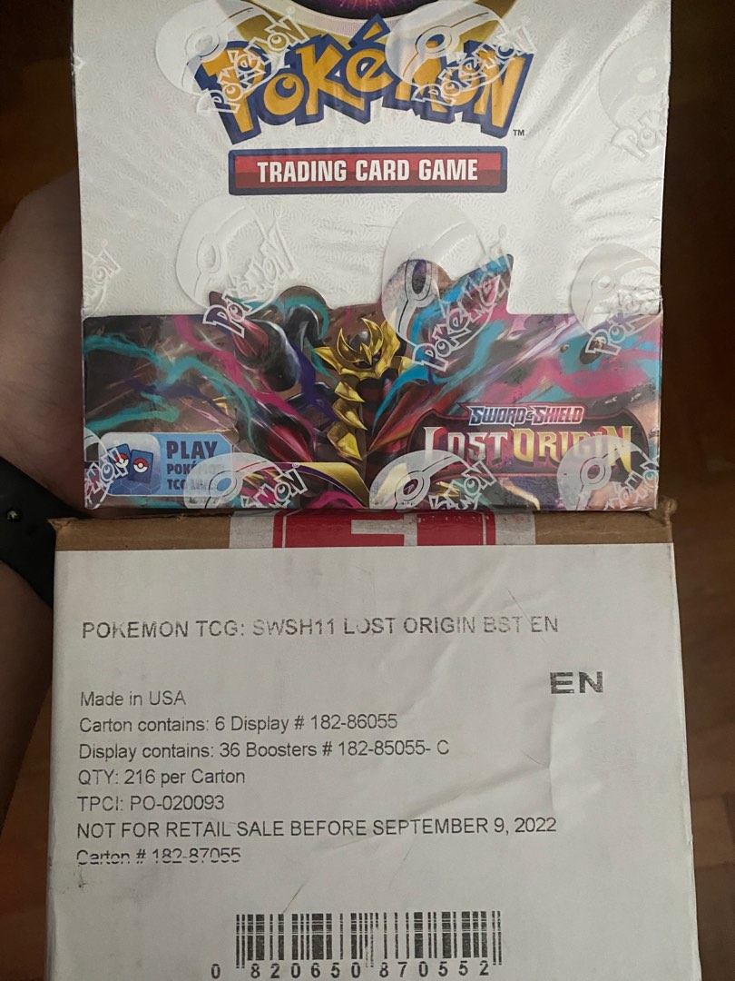 Pokemon Lost Origin Booster Box pack, Hobbies & Toys, Toys & Games on ...