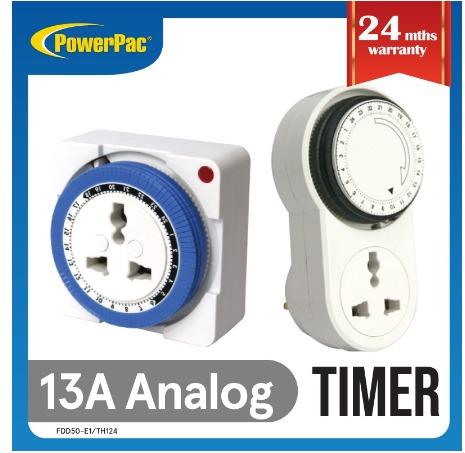 PowerPac Timer Plug Mechanical 24hrs (FDD50-E1/TH124) IBG0797 ...