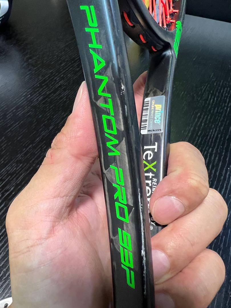 Prince Phantom Pro 93P Tennis Racket, Sports Equipment, Sports & Games ...