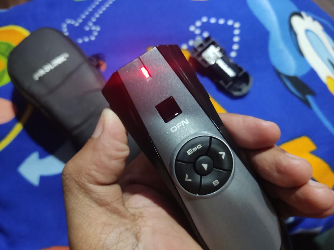 Prolink PWP102G 2.4Ghz Wireless Presenter with Air Mouse on Carousell