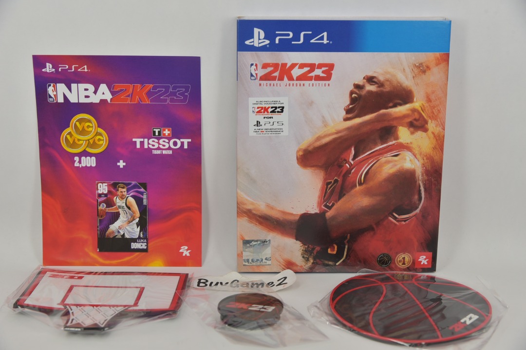 (全新送PS5版+特典+海報) PS4 NBA 2K23 - Michael Jordan 限定版 (行版,中文/英文)-NBA 2K 2023,NBA2K23, 籃球, Devin ...