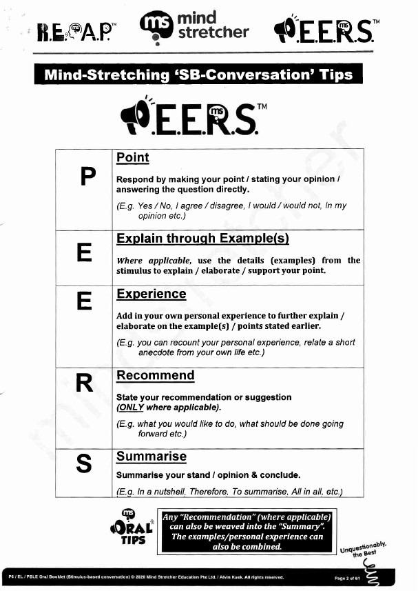 PSLE English Notes, Revision, Practices / Oral / Compo / Good Phrases ...