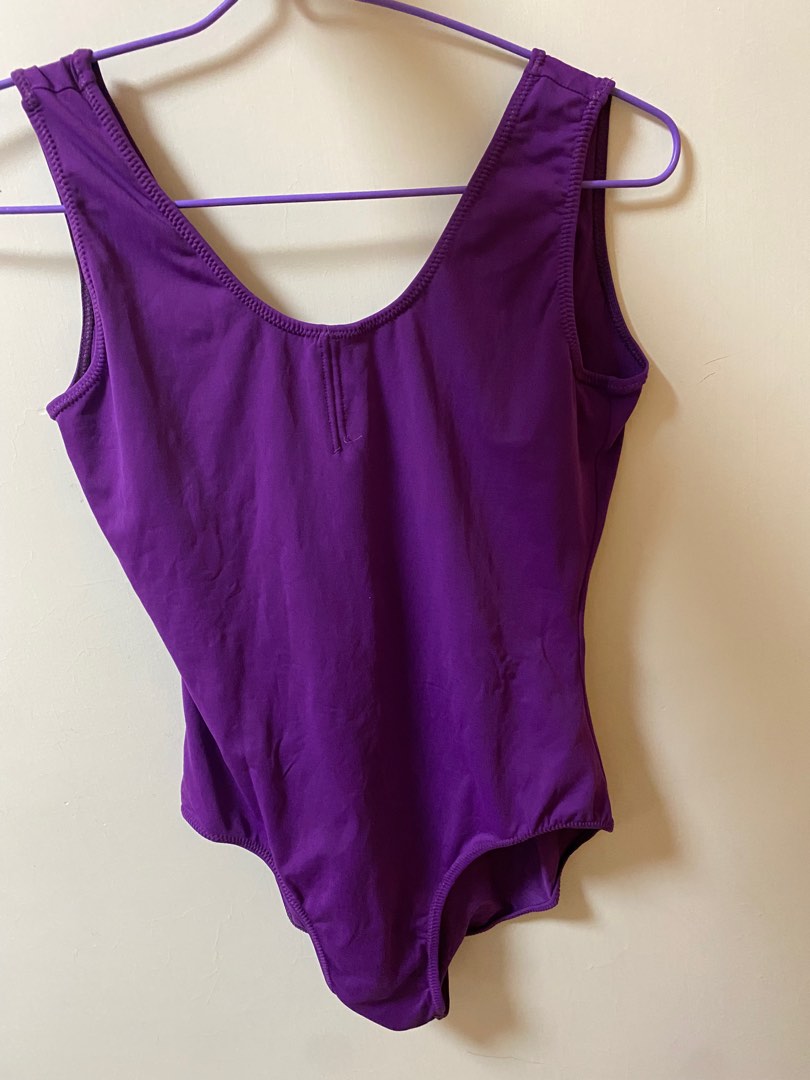 Purple ballet leotard, 女裝, 運動服裝 - Carousell