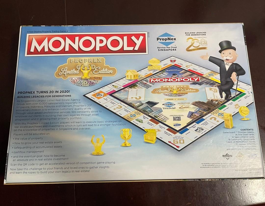 RARE Gold monopoly for sale, Hobbies & Toys, Toys & Games on Carousell