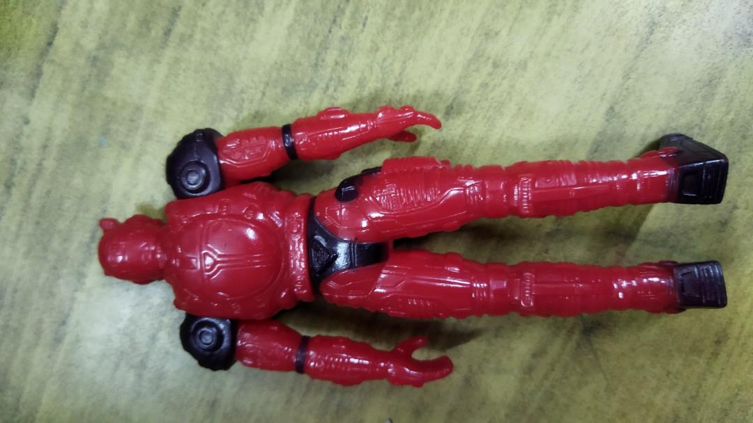 RARE Vintage Bandai Metal Hero Series Juukou B-Fighter Reddle AKA Red ...