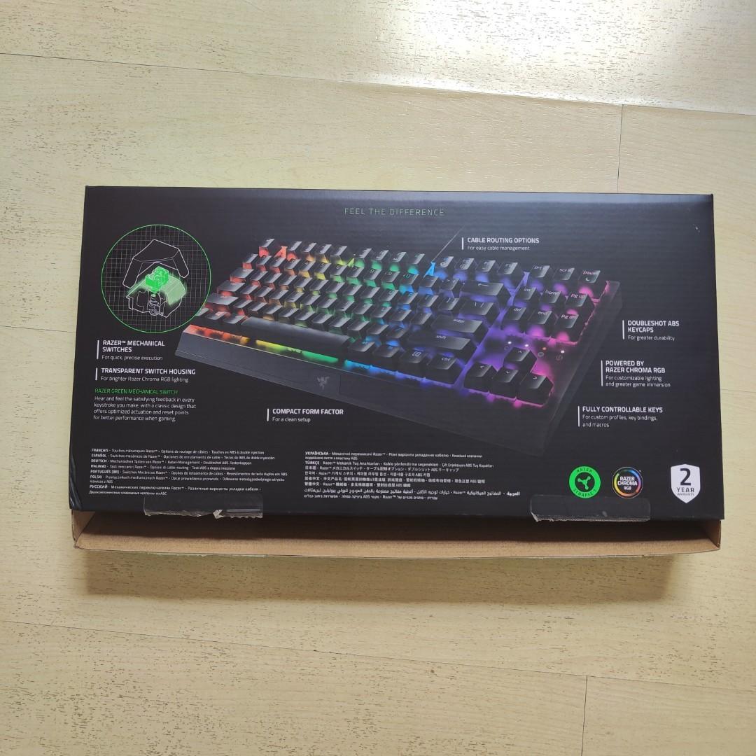 Razer BlackWidow V3 Tenkeyless Chrome RGB, Computers & Tech, Parts ...